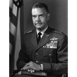 Digitally Restored Vector Photograph Of General Benjamin O. Davis Jr. A ...