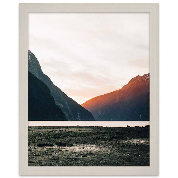 thin white poster frames