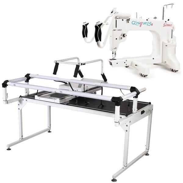 Grace Q'Nique 15R Midarm Quilting Machine with Hoop Frame Pro - Bed ...
