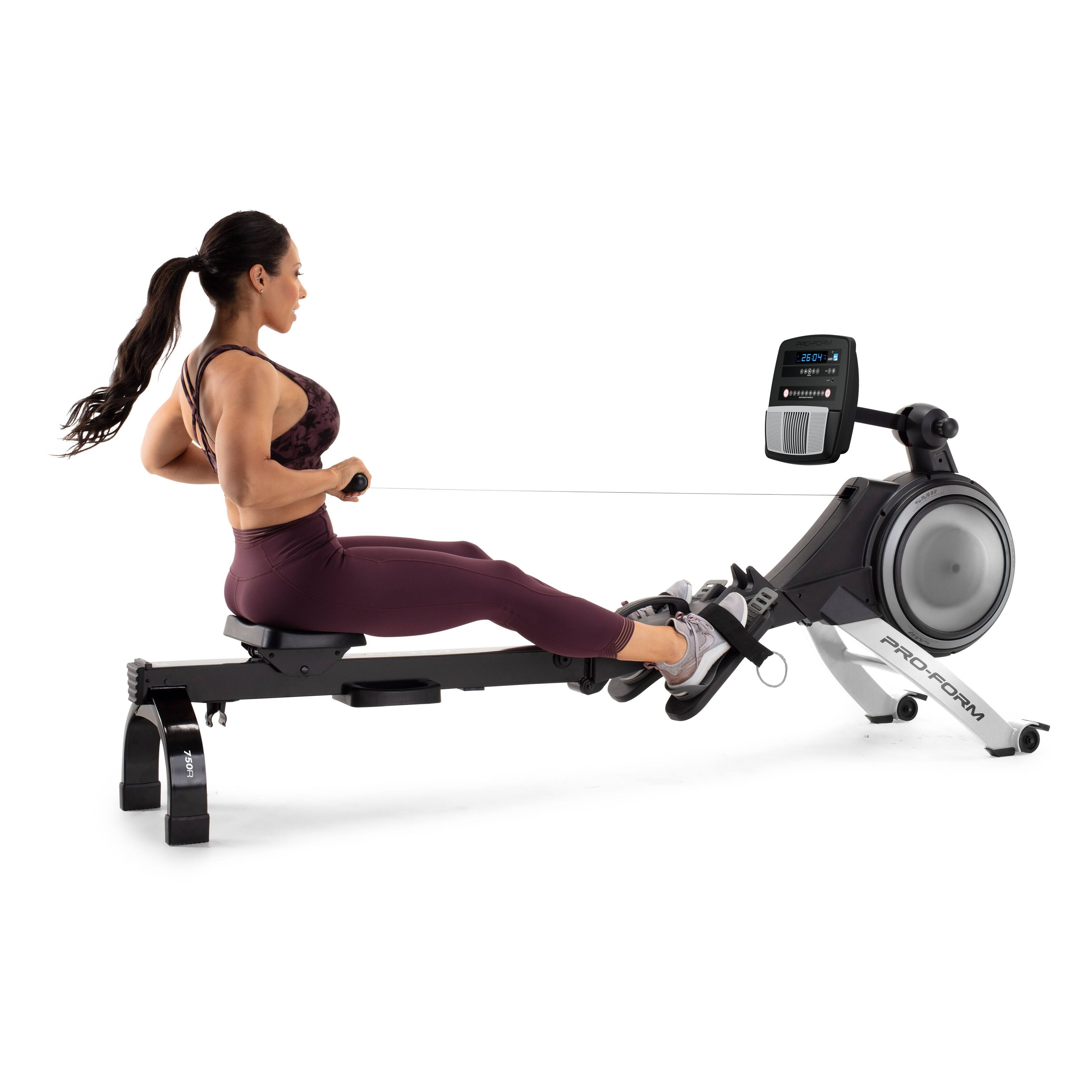ProForm 750R; Rower with 5” Display, Built-In Tablet Holder and ...
