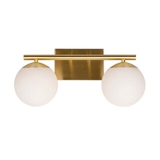 Forte Lighting 5745-02 Farrell 2 Light 18" Wide Bathroom Vanity Light ...