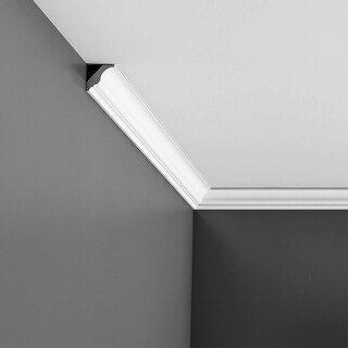 Orac Decor | High Impact Polystyrene Crown Moulding | Primed White | 1 ...