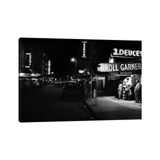 iCanvas "jazz club Three Deuces in the 52nd Street in New York" by Rue ...