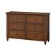 Gerald Traditional Wooden 6 Drawer Dresser With Storage By HULALAHOME ...