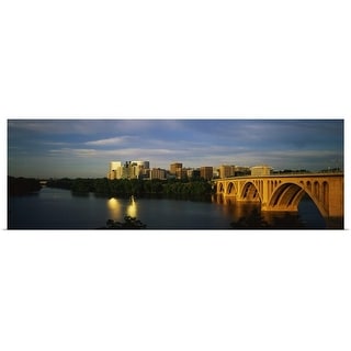"Francis Scott Key Bridge Rosslyn VA" Poster Print - Bed Bath & Beyond ...
