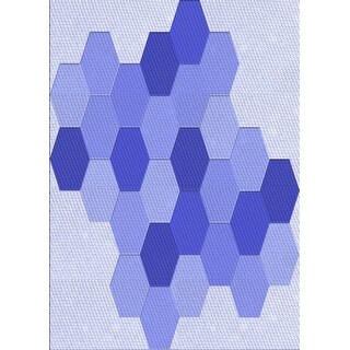 Ahgly Company Machine Washable Transitional Periwinkle Purple Area Rugs ...