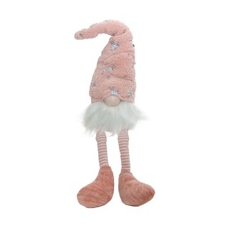 Pink Spring Floral Hat Dangle Leg Gnome - Bed Bath & Beyond - 36295947