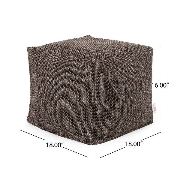 Modern Design Contemporary Fabric Square Pouf，Softness And Comfort ...