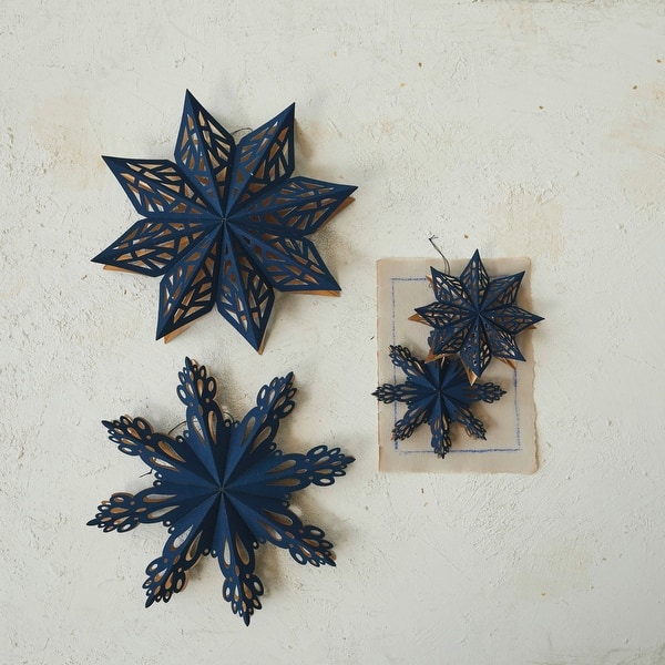 navy snowflake
