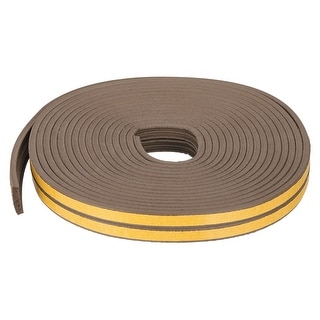 Weather Seal Strip, EPDM Rubber Door Sealing Stripping E Shaped Self ...