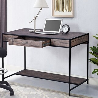 Computer Desk with One Drawer,Metal legs - Bed Bath & Beyond - 38454276
