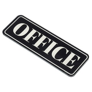 Office Sign, Acrylic 9"x3" Self Adhesive Door Sign Sticker Decor Label ...