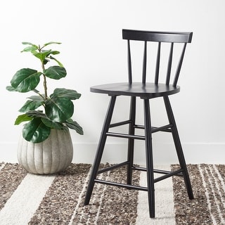 SAFAVIEH Tally Wood 25-inch Counter Stool - 17 in. W x 17 in. D x 36 in ...