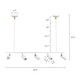 5-Light Modern Farmhouse Linear Swivel Track Lighting Spotlight for ...