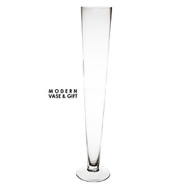 CYS® 1 Piece Trumpet Pilsner Glass Vase, H-32" - Bed Bath & Beyond ...