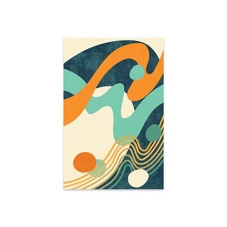 Waves II Print On Acrylic Glass by amini54 - Bed Bath & Beyond - 37535302