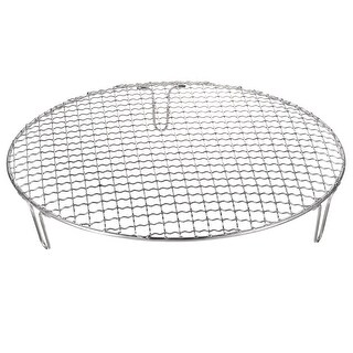 Round Cooking Rack 12" Stainless Steel Cross Wire Barbecue Grill W 50mm ...