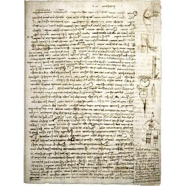 Codex Leicester: River Theories by Leonardo Da Vinci Manuscripts Art ...