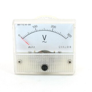 85L1 Rectangle Analog Volt Panel Meter Gauge AC 0-300V - AC 0-300V ...