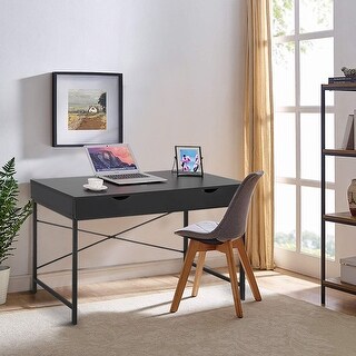 Computer Desk with Storage Space Saver 2 Drawers - Bed Bath & Beyond ...