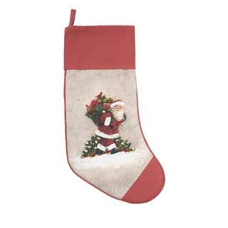 Woodland Santa Stocking - Bed Bath & Beyond - 36526140