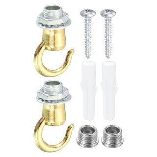 37mmx23mm Ceiling Hook, 2 Pack Screw Hooks Light Fixtures Accessory ...