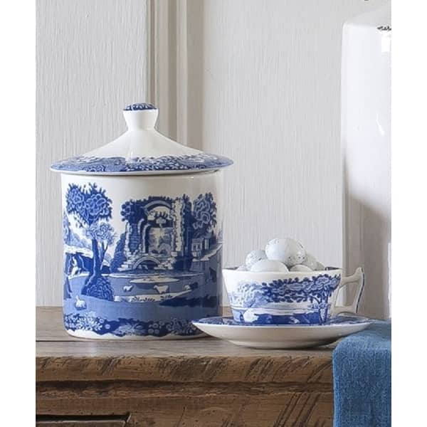 Spode Blue Italian Storage Jar - 7.5 Inch - Bed Bath & Beyond - 38405508