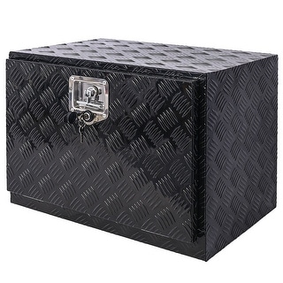 24"Truck Tool Box, Heavy Duty Aluminum Waterproof Trailer Tool Box ...