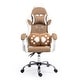 Cute Gaming Chair with Cat Paw Lumbar Cushion and Cat Ears, Ergonomic ...