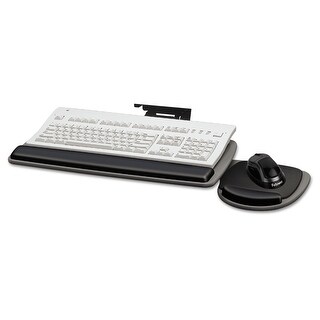 Adjustable Standard Keyboard Platform Graphite/Black - Black - Bed Bath ...