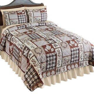 Ozark Woodland Plaid Patterned Quilt - Bed Bath & Beyond - 36715542