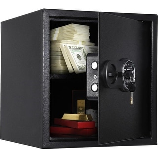 Secure 1.5 Cu Ft Fireproof Steel Safe Box with Digital Keypad Lock ...
