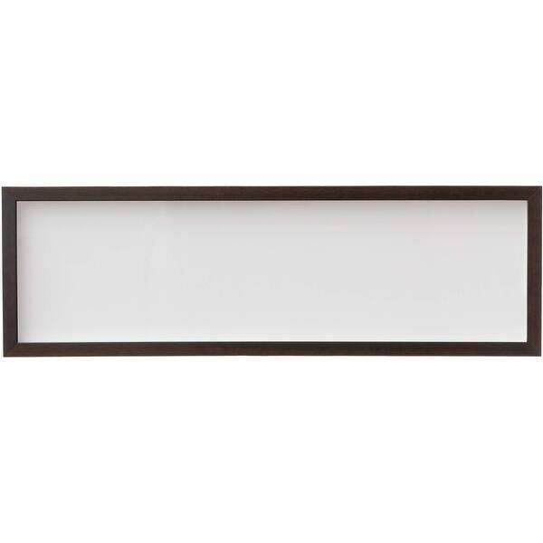 40x14 Brown Walnut Shadow Box Frame | 3/4" of Depth | Includes Hardware ...