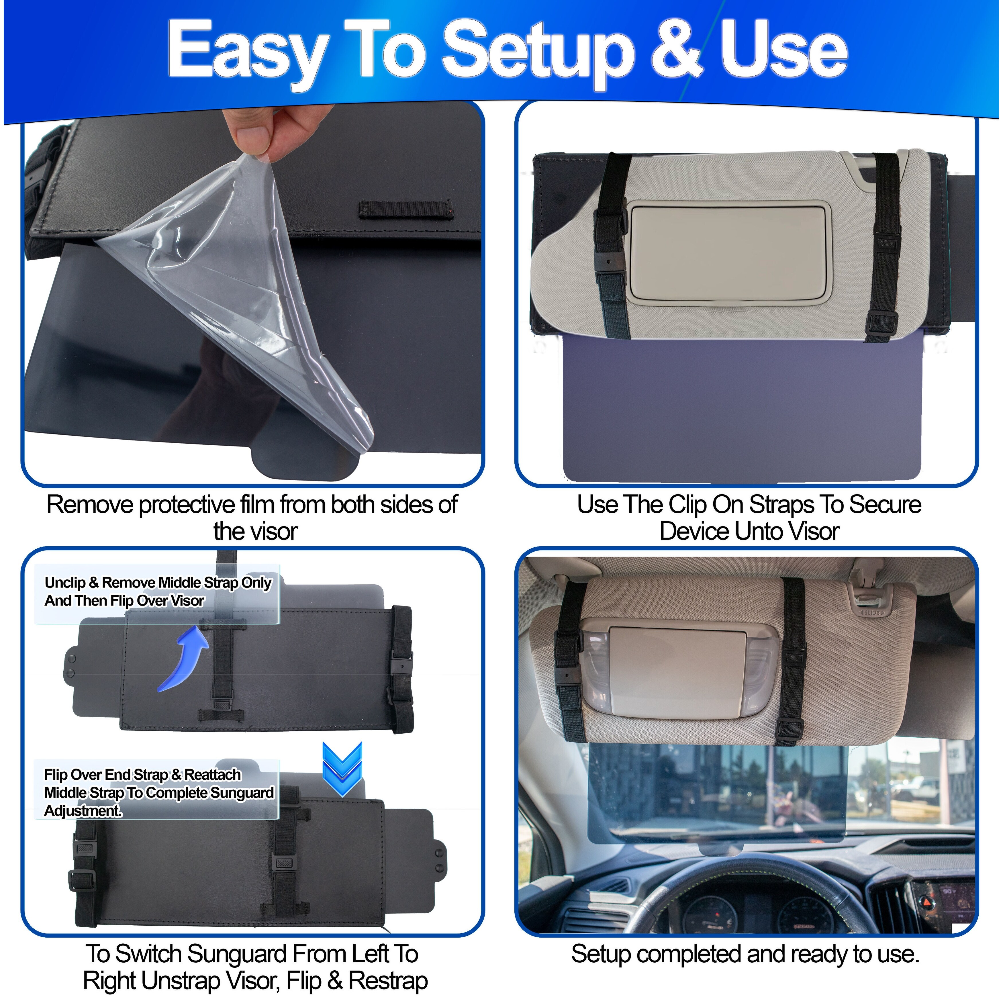 windshield visor extender
