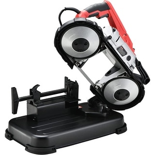Portable Bandsaw 10 Amp 5 Inch Deep Cut Band Saw for Cutting Metal ...