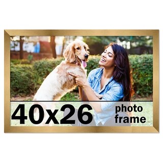 40x26 Frame Gold Bronze Picture Frame - Modern Photo Frame Includes UV ...