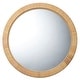 Alden Decor Zuri Rattan Round Mirror - Bed Bath & Beyond - 37343238