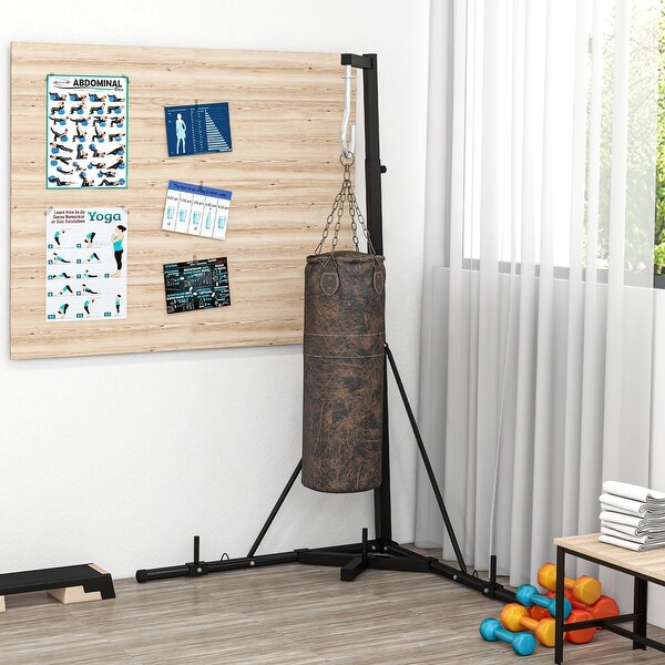 Soozier Adjustable Weight Bench with Rack for Dumbbells & Storage ...