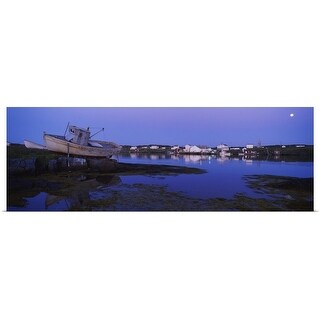 "Abandoned boat at a coast, Change Islands, Newfoundland and Labrador ...