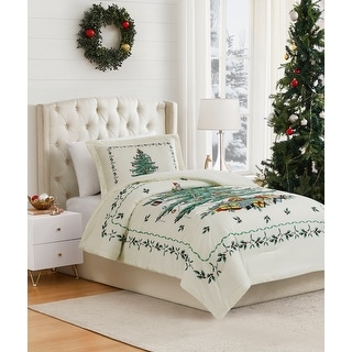 Spode® Christmas Tree Twin Comforter Set - Bed Bath & Beyond - 41539072