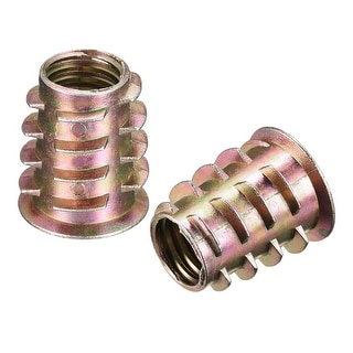 M10x20mm Furniture Screw-in Nut Zinc Alloy Threaded Insert Nuts for ...