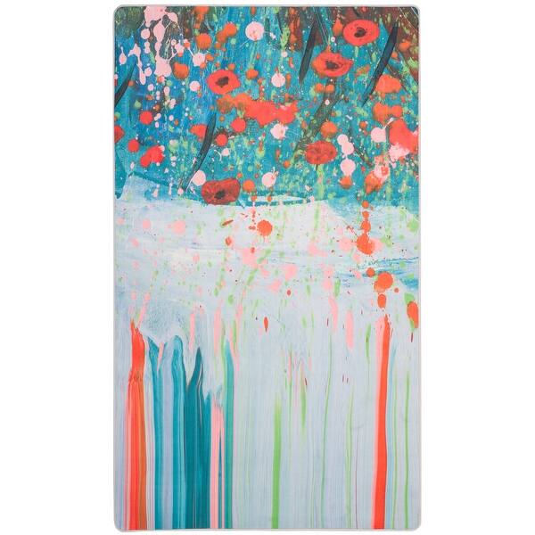 SAFAVIEH Daytona Machine Washable Slip Resistant Sheri Graphic Abstract ...