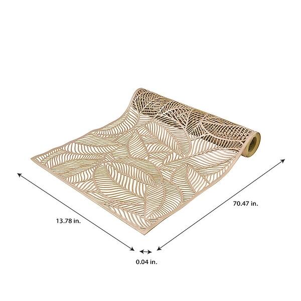 Home Details Leaf Laser Cut Table Runner - On Sale - Bed Bath & Beyond ...