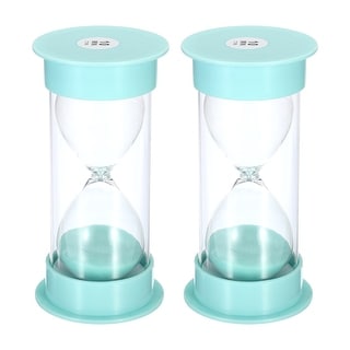 10 Min Sand Timer, 2Pcs 5.26x2.53" Sand Timers, Count Down Sand Glass ...