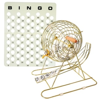 GSE™ Professional X-Large Bingo Game Set with Bingo Cage and 1.5" Bingo ...