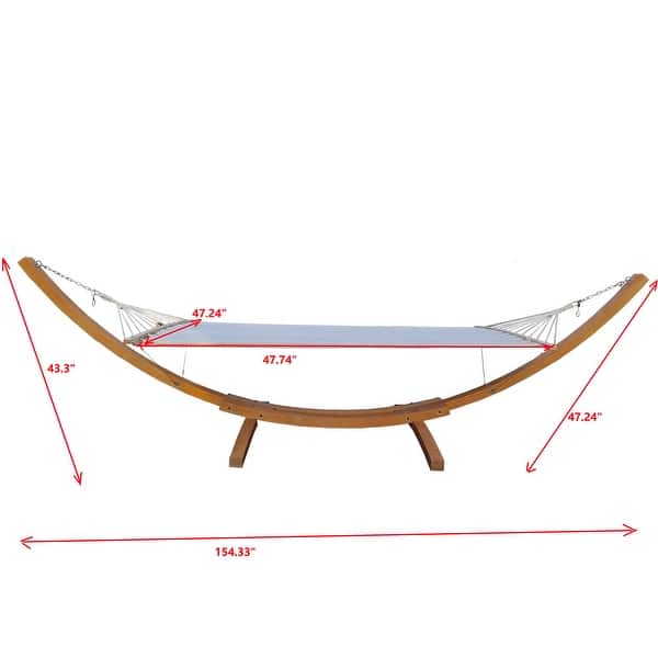 1-Person Hammock with Stand Set for Outside & Inside, Indoor Outdoor ...