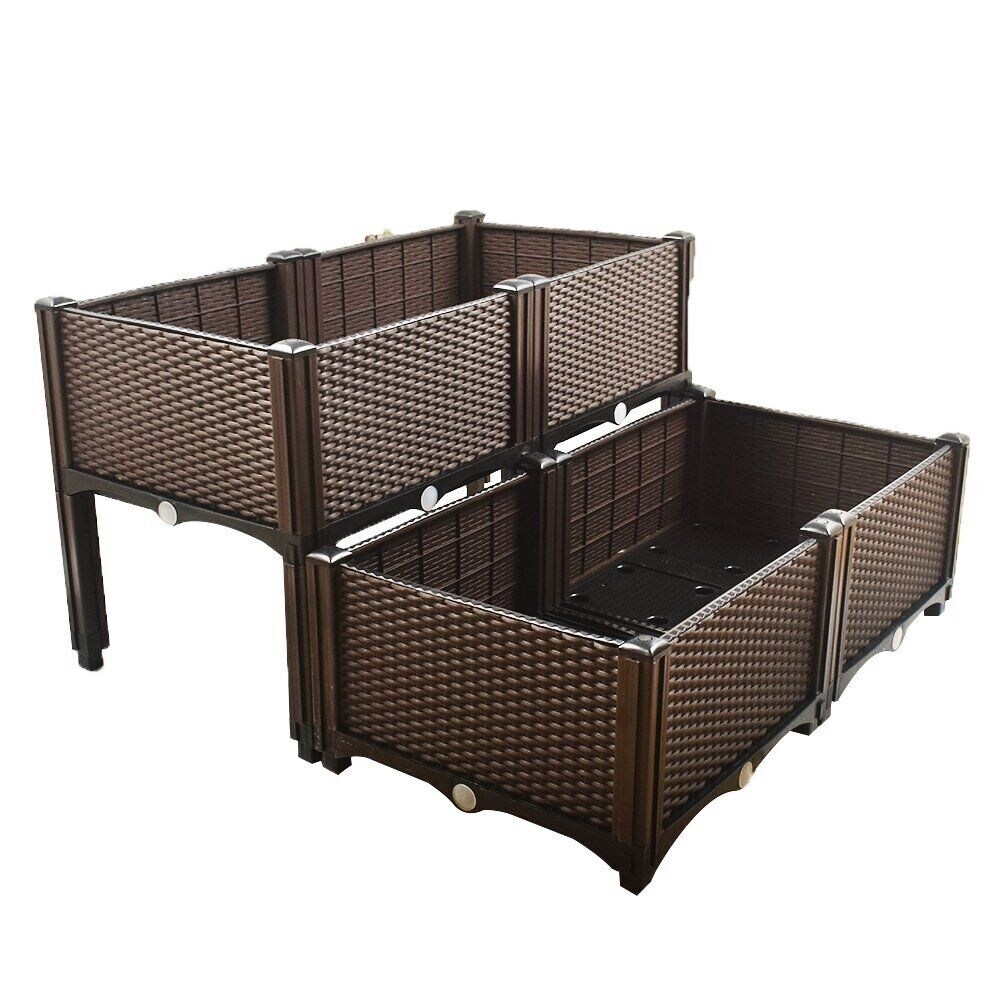 Raised Garden Bed Planter Boxes With Trellis - Bed Bath & Beyond - 37909734
