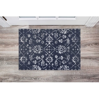 NAHLA NAVY Doormat By Kavka Designs - Bed Bath & Beyond - 39852300