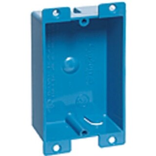 Carlon B108R-UPC Single Gang Outlet Switch Box, 3-5/8" X 2-3/8" X 1-1/4 ...