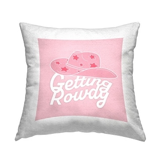 Stupell Western Getting Rowdy Printed Outdoor Throw Pillow Design by ...